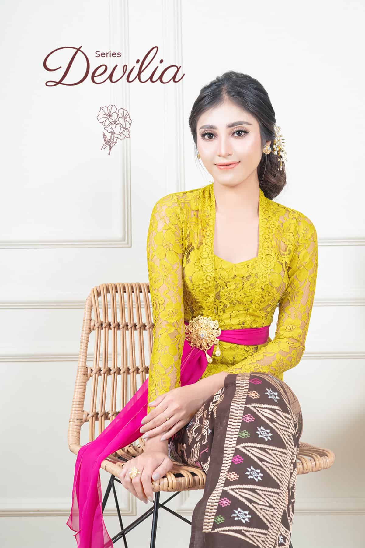 Inspirasi Bunga "Mandevilla" dari Kebaya Devilia Series | Nitra Jaya